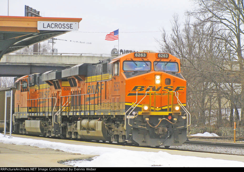 BNSF 6263, CP's Tomah Sub.